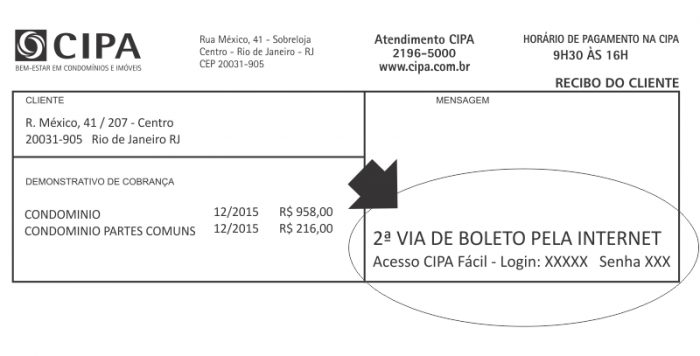Boleto CIPA - Login para Acesso ao CIPA Fácil | CIPA: Adm de ...